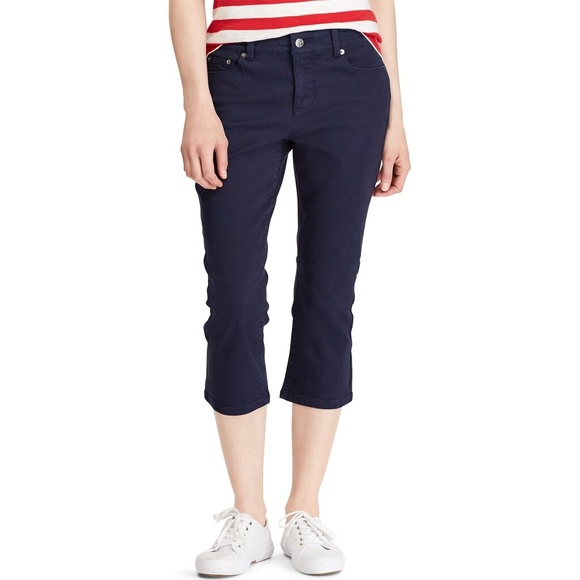 Chaps | Jeans | New Chaps By Ralph Lauren Slimming Denim Capri Jeans ...